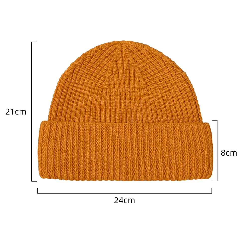 Blank Wool Waffle Knit Beanie - 1263 - Foremost Hat