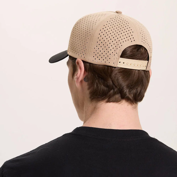 Blank & Custom Laser Perforated 5 Panel Performance Snapback Hat Wholesale