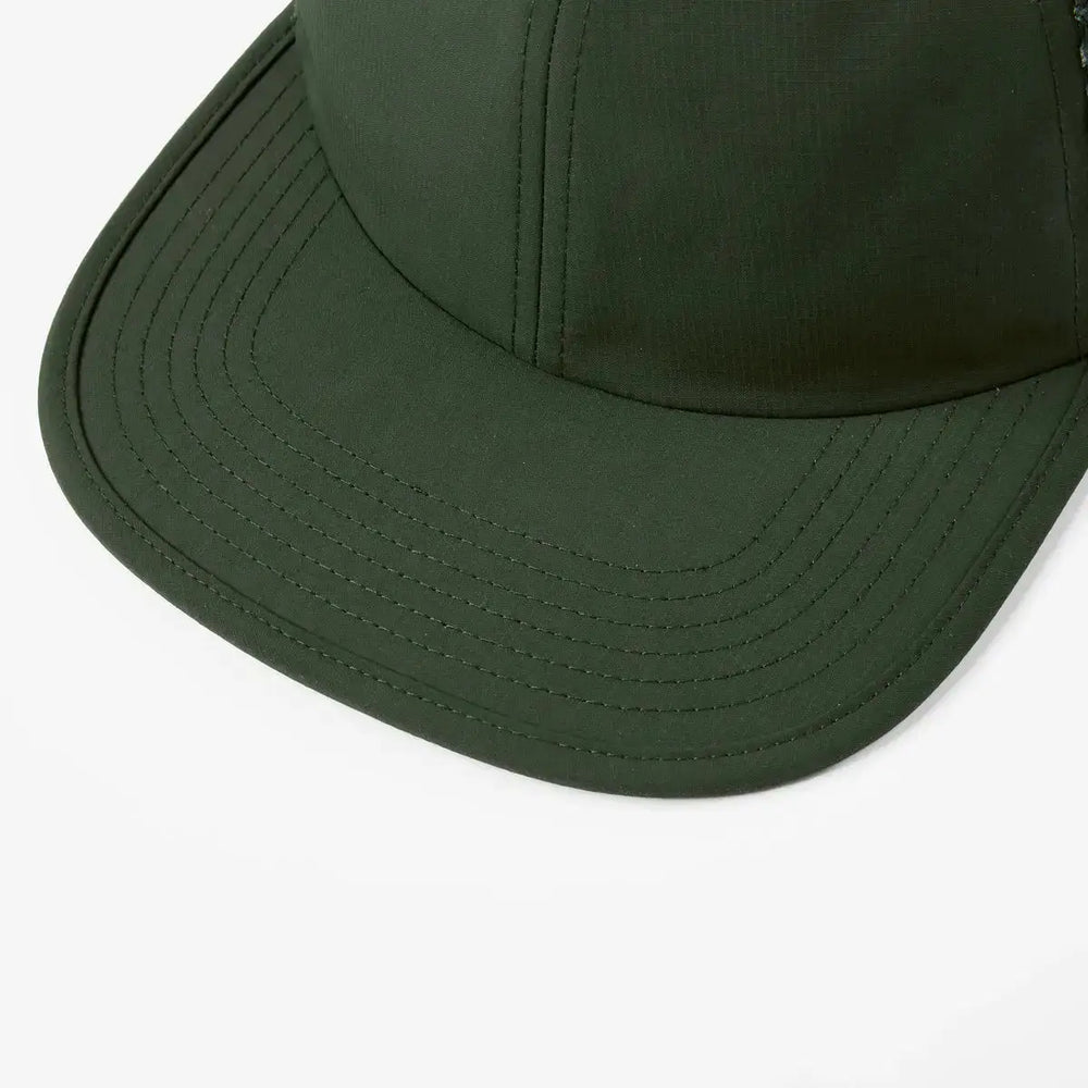 Blank 6 Panel Water Repellent Nylon Mesh Snapback Hat (Recycled)
